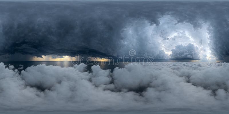 HDRI Perfect Sky Equirectangular Panorama 50 Stock Image - Image of ...