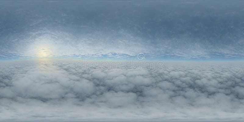 HDRI Perfect Sky Equirectangular Panorama 10 Stock Image - Image of ...