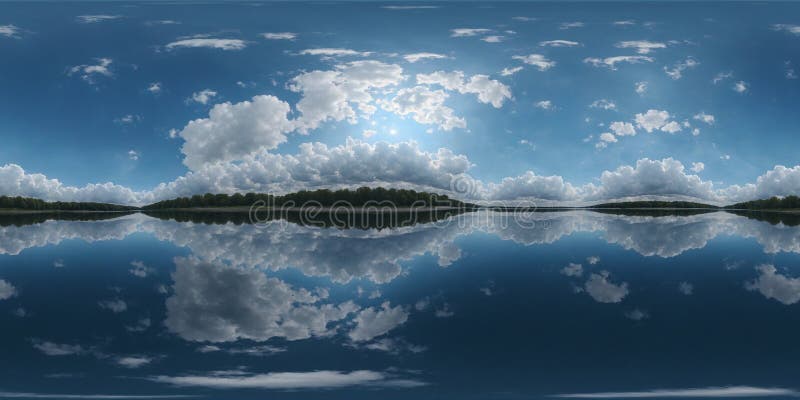 HDRI Perfect Sky Equirectangular Panorama 28 Stock Image - Image of ...