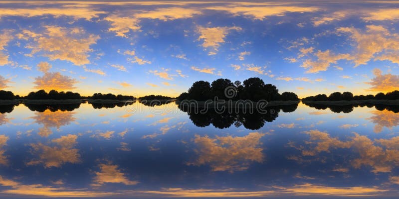 HDRI Perfect Sky Equirectangular Panorama 17 Stock Image - Image of ...