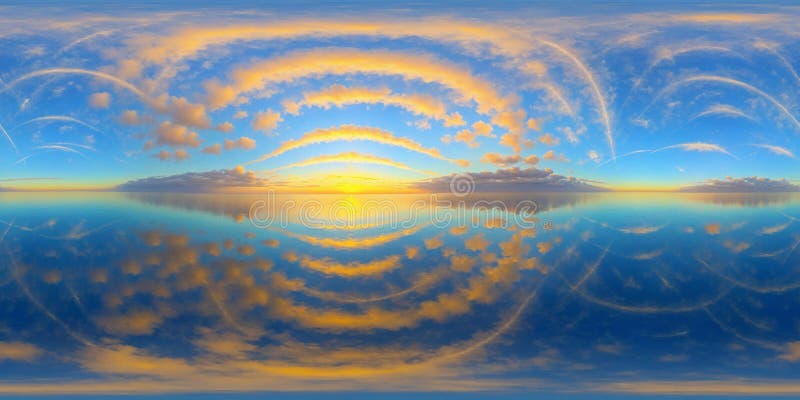 HDRI Perfect Sky Equirectangular Panorama 39 Stock Image - Image of ...