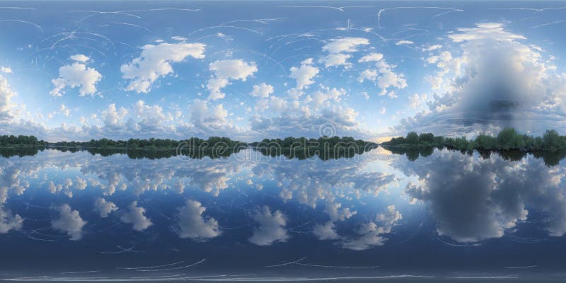 HDRI Perfect Sky Equirectangular Panorama 8 Stock Image - Image of ...