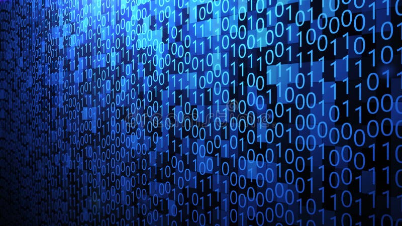 8K Random Binary Code Abstract Background in Blue Color Theme with ... 8K Random Binary Code Abstract Background in Blue Color Theme with ...