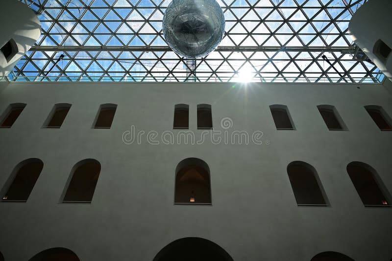 K21 roof Dusseldorf editorial photography. Image of design - 226984007