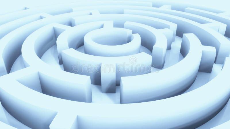 4k Rotating Maze,abstract Business & Tech Background. Stock Video ...