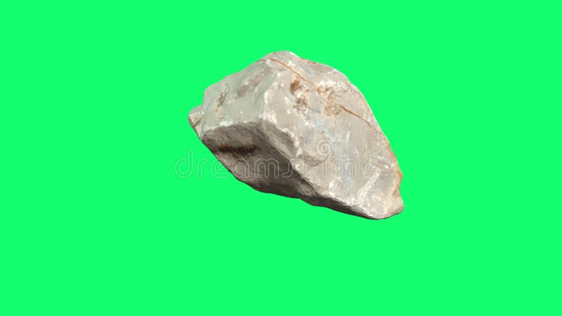 Rotating Stone on Green Screen Stock Footage - Video of meteor, mineral ...