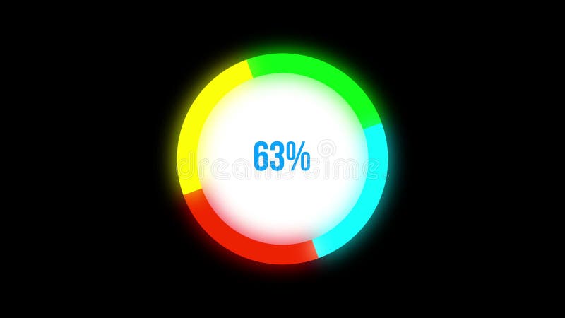 4k Science Futuristic Loading Circle Ring.Loading Transfer Download ...