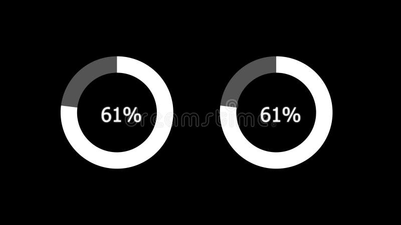 4k Science Futuristic Loading Circle Ring. Loading Transfer Download 0 ...