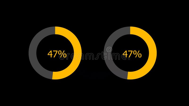 4k Science Futuristic Loading Circle Ring. Loading Transfer Download 0 ...