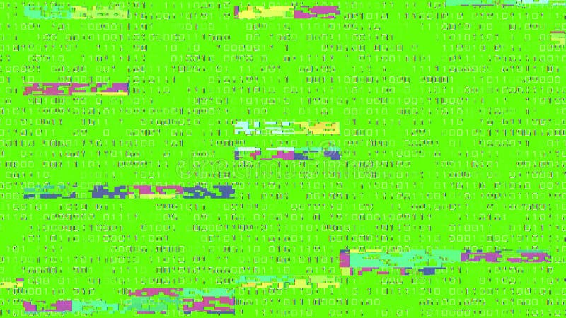 4k Screen Coding Hacker Concept Animation With Glitch Programming Code Typing Error Stock Video