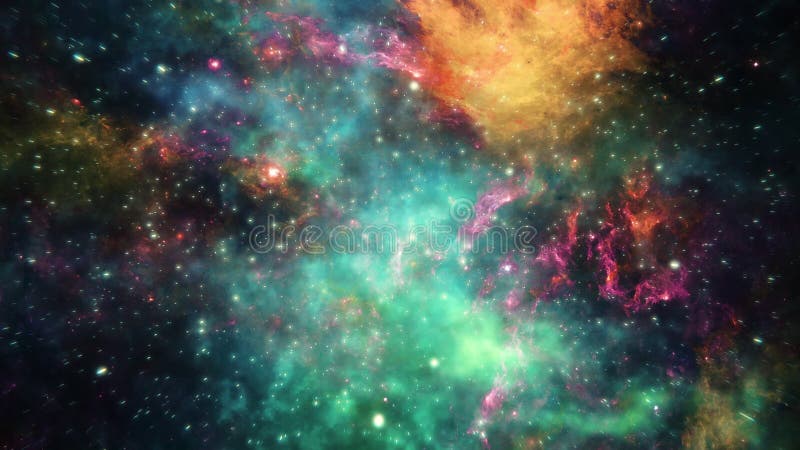 Seamlessly Loopable Animation of Flying through the Stars and Nebulas ...