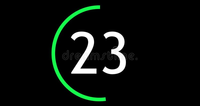 4K 45 Seconds Countdown Timer Stock Video - Video of clock, blue: 373607883