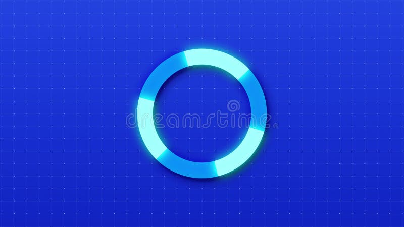 4K SIMPLE and CLEN LOADING ANIMATION with DIGITAL DOTS GRID Stock Video ...