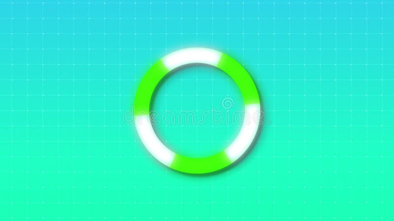 4k Simple and Clen Loading Animation with Digital Dots Grid Stock Video ...