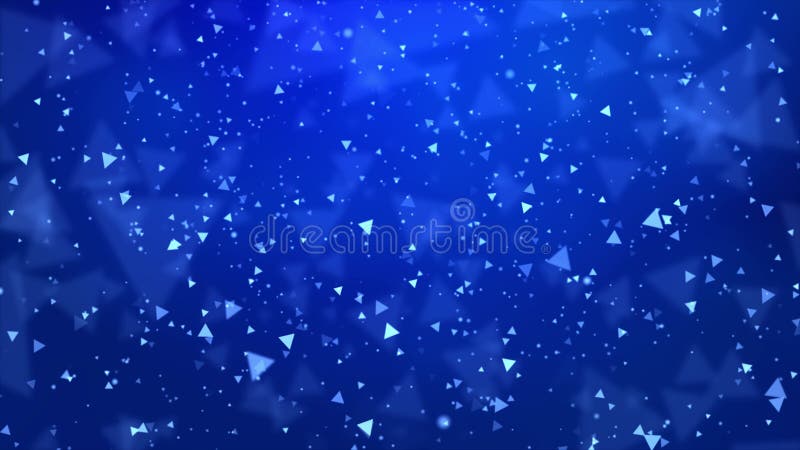 4k Slowly Falling Bokeh, Glitter Lights Loop Christmas Background Blue ...