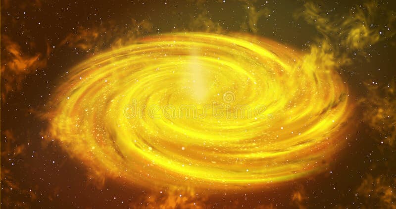 4K Space Galaxy with Star in Fire Colored Background. Stock Footage ...