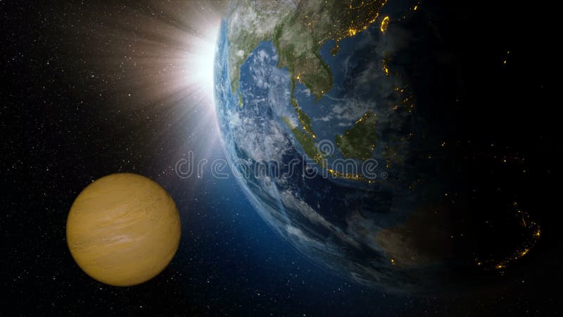 Spinning Realistic Globe World Map, Dark and Grain Processed, Image ...