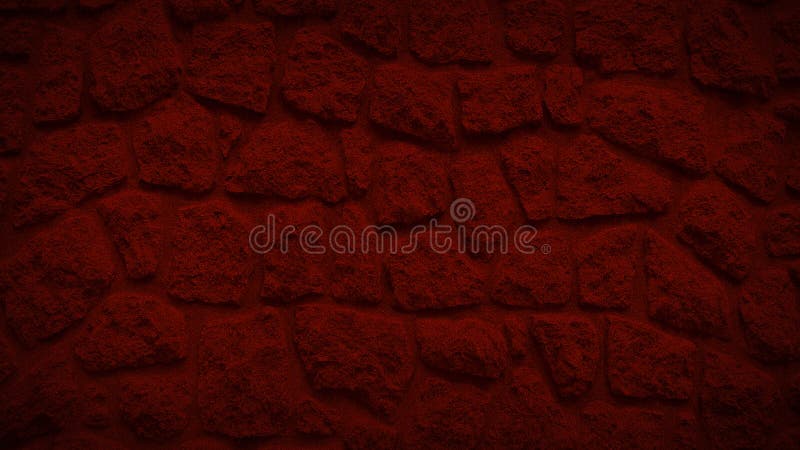 4K Stone Wall Texture with a Deep Red Gradient Overlay, Offering a Bold ...