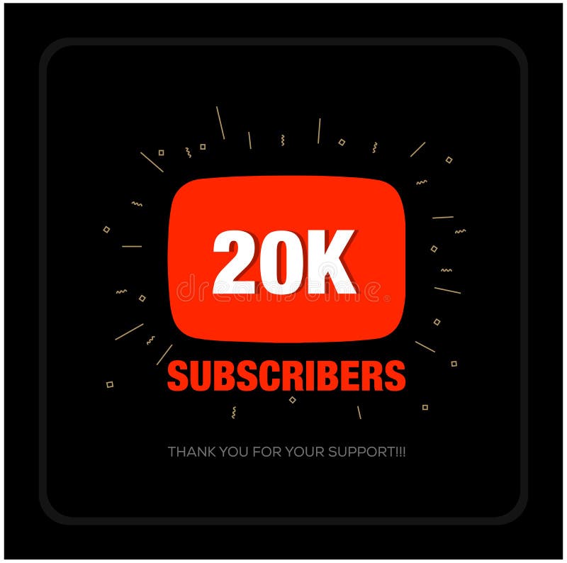 20K Subscribers Thank You Post. Thank You Fans for 20K Subscribers ...