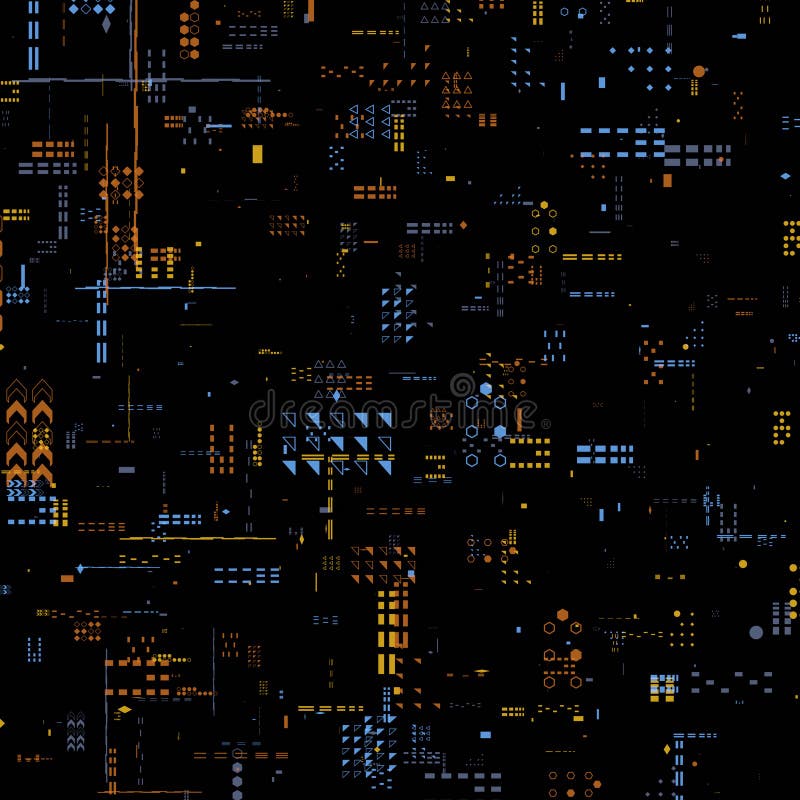 Tech City Light Displacement Map Texture for 3d Modelling Stock ...