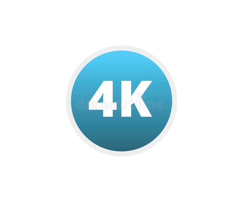 4K Technology Circle Shape Icon Stock Vector - Illustration of show ...