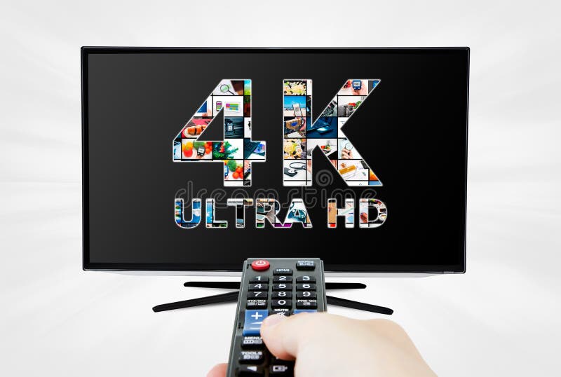 4K Television Resolution Technology Stock Photo - Image of industry ...