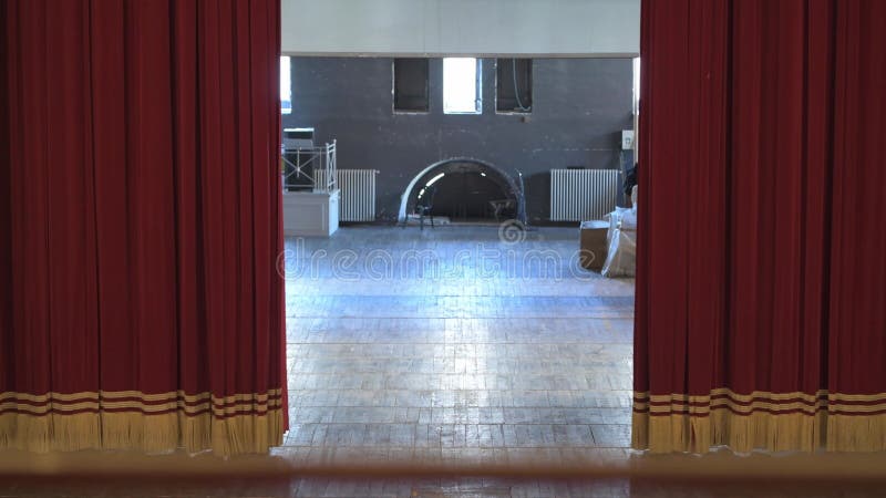 Curtains Opening on Illuminated Pagoda at Blue Hour Stock Video - Video ...