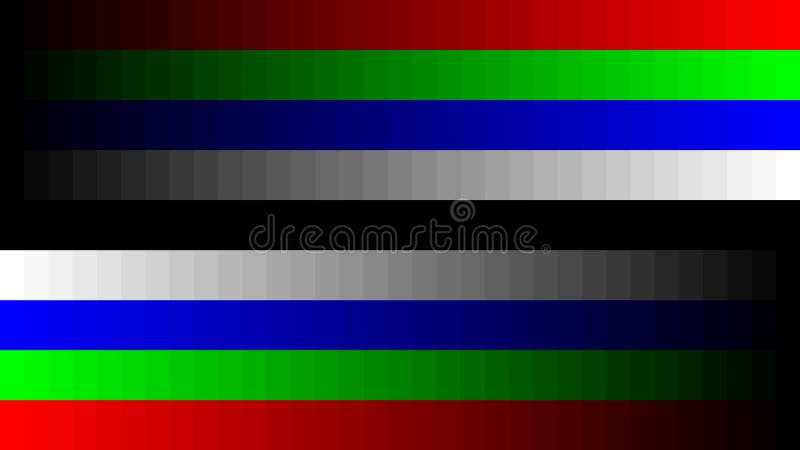 8K 7680x4320 TV RGB Gradient Television Test Pattern To Adjust the ...