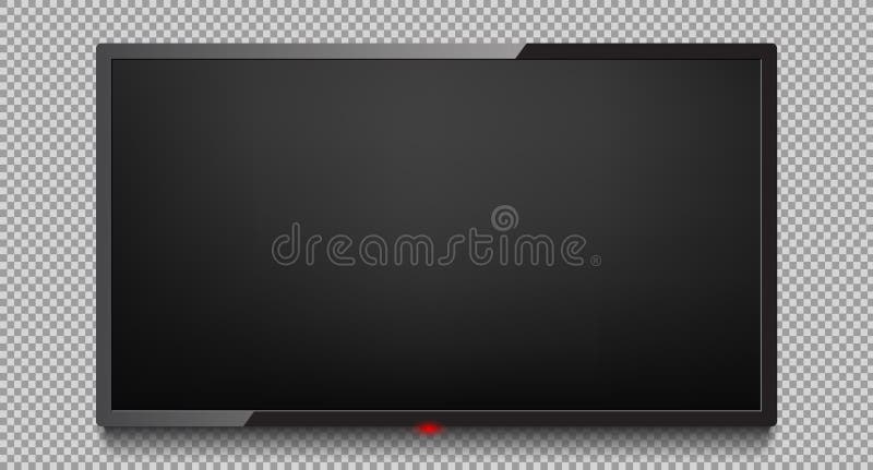 LCD or LED tv screen stock vector. Illustration of digital - 160460365