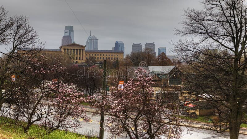 4K UltraHd a Timelapse Scenic View of Philadelphia Stock Footage ...