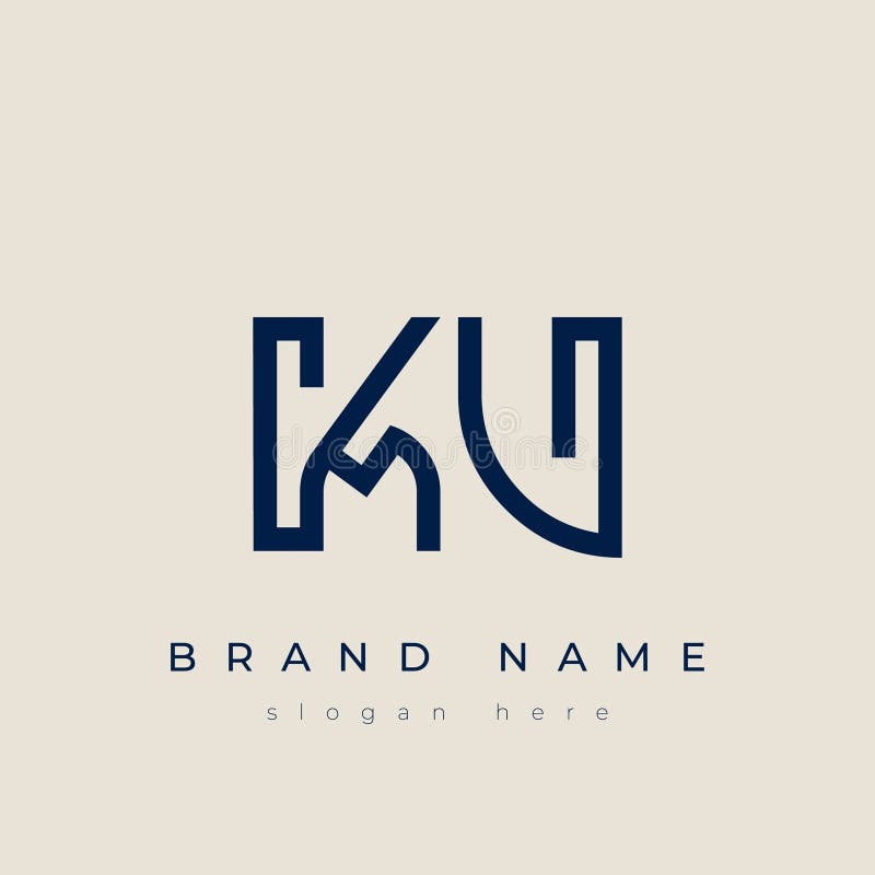KV Alphabet Letter Icon Logo Stock Vector - Illustration of font ...