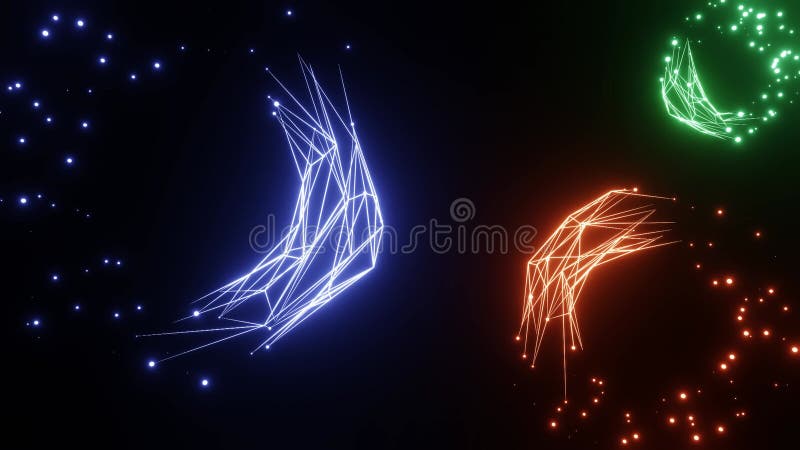 Three Dots Bouncing 4k Loading Animation Stock Footage - Video of video ...