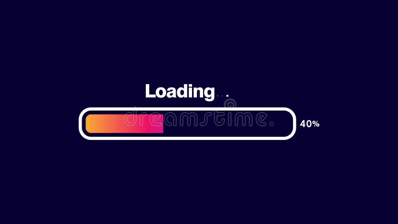 Futuristic Progress Loading Bar Stock Footage - Video of speed, vector ...