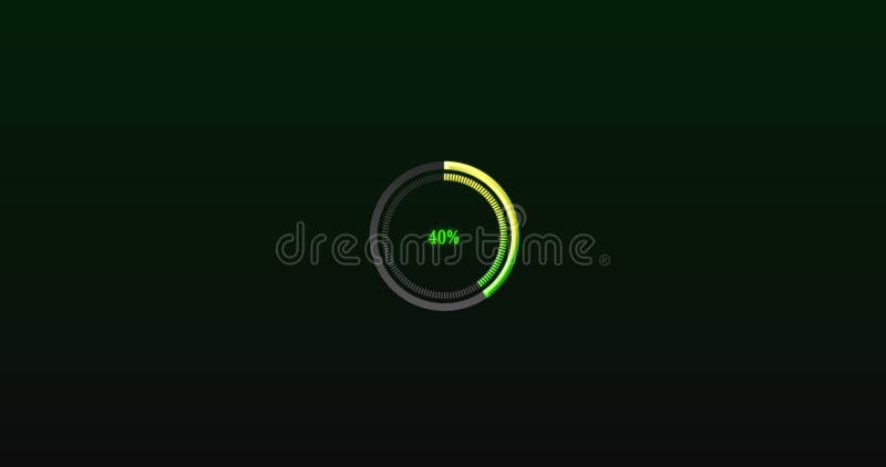 Color Loading Circle on Black Screen. HD Video Stock Footage - Video of ...