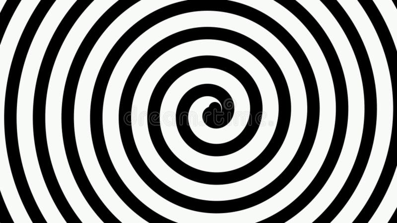 Hypnotic Turning Spirals, Animation Background Stock Footage - Video of ...