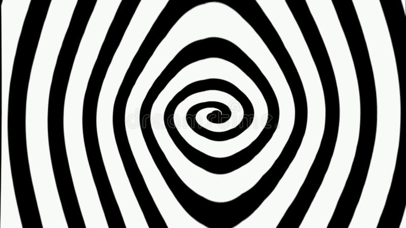 Hypnotic Turning Spirals, Animation Background Stock Video - Video of ...