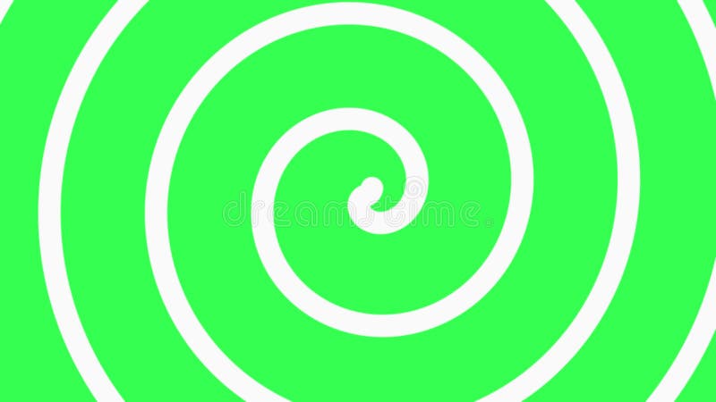 Hypnotic Turning Spiral, Seamless Loop Animation Stock Video - Video of ...