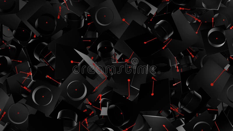 4k Video Throwing Caps, Hats, Diplomas Ceremony Loop Animation Green ...