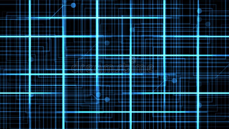 4k Virtual Electric Circuit,science Tech Lines,matrix Dots Particle ...