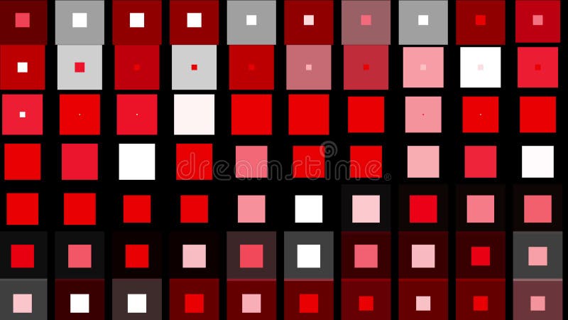 4k Vj Square Neon Light Array Matrix Background&cube Big Data Database ...