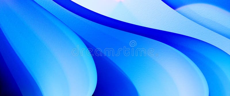4k Widescreen Background of Blue Bending Paper Stock Illustration ...