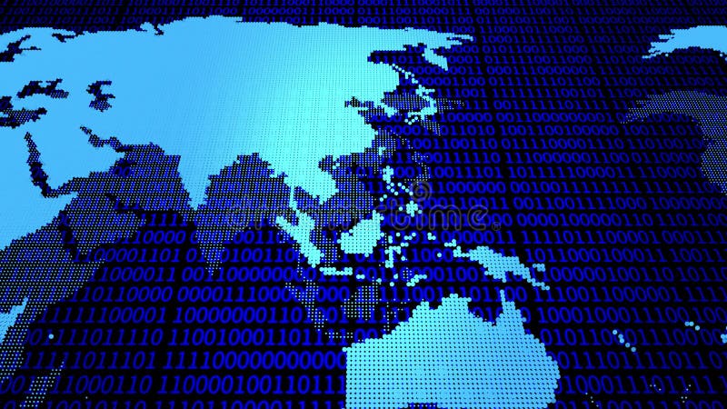 4k World Map Dots Concept,Digital Marketing Business Background. Stock ...