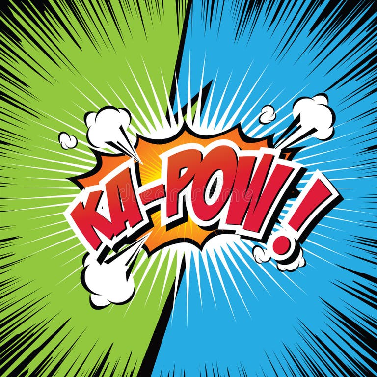 Ka Pow Stock Illustrations – 20 Ka Pow Stock Illustrations, Vectors ...