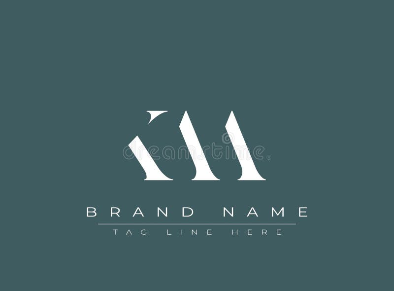 KAA Abstract Letter Logo Design Stock Vector - Illustration of badge ...