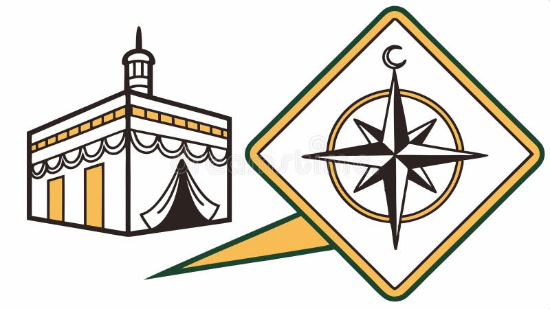 Kaaba Compass Direction, Qibla Finder, Islamic Navigation and Prayer ...