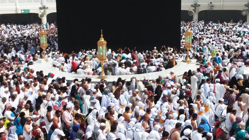 Kaaba dans Mecque photo stock éditorial. Image du moyen - 98447928
