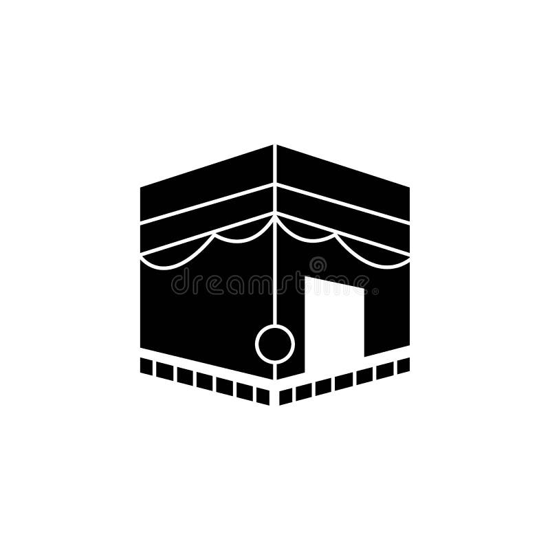 Kaaba Icon Logo Vector Design Template Stock Vector - Illustration of ...