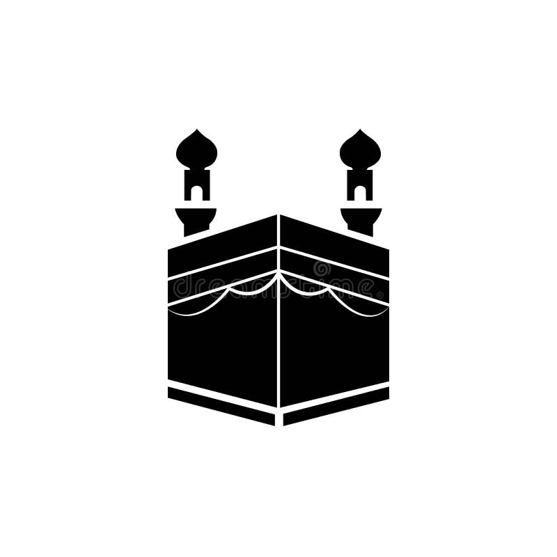 Kaaba Icon Logo Vector Design Template Stock Illustration ...