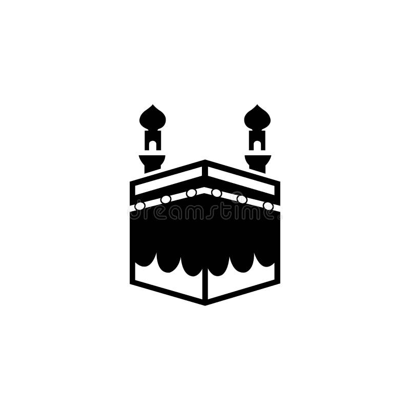 Kaaba Icon Logo Vector Design Template Stock Illustration ...