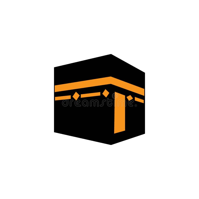 Kaaba Icon Logo Vector Design Template Stock Illustration ...